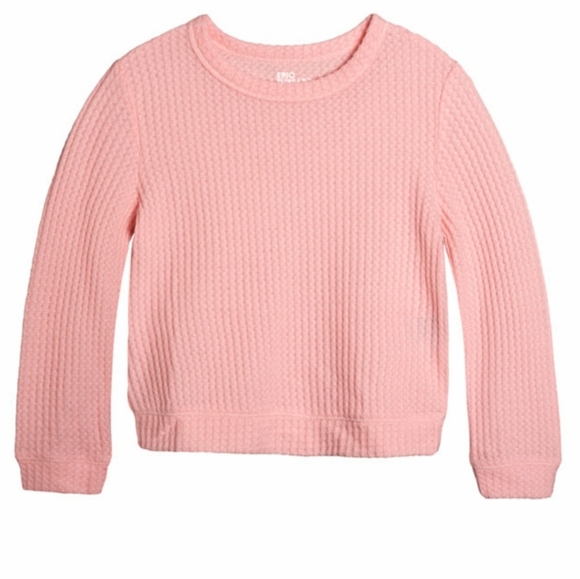 Epic Threads | Shirts & Tops | Nwt Epic Threads Pink Textured Long ...